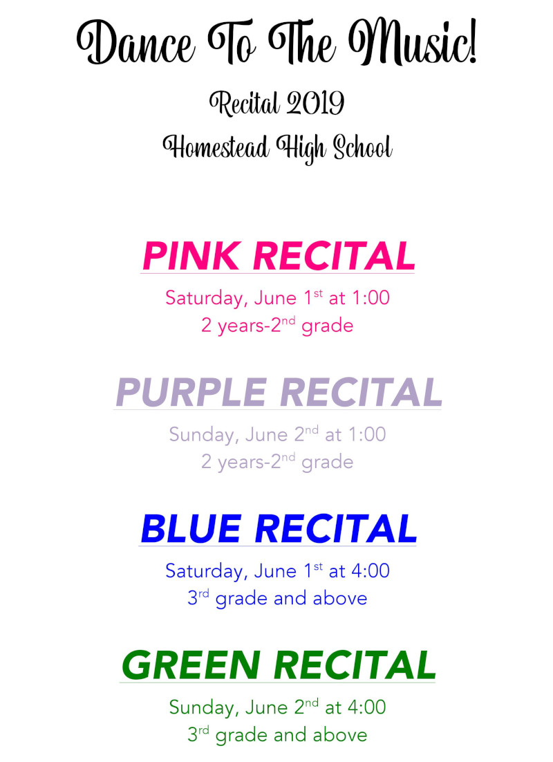 Recital | North Shore Dance Studio | Mommy & Me, Ballet, Tap, Hip Hop ...