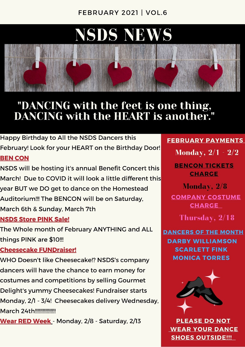 Newsletter | North Shore Dance Studio | Mommy & Me, Ballet, Tap, Hip ...